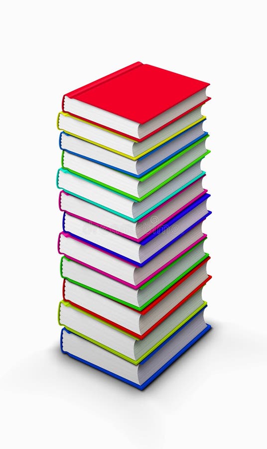 Tall Stack Of School Books