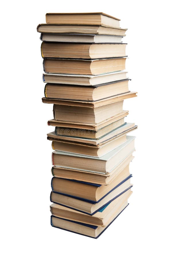 The high stack of books stock image. Image of collection - 24331537