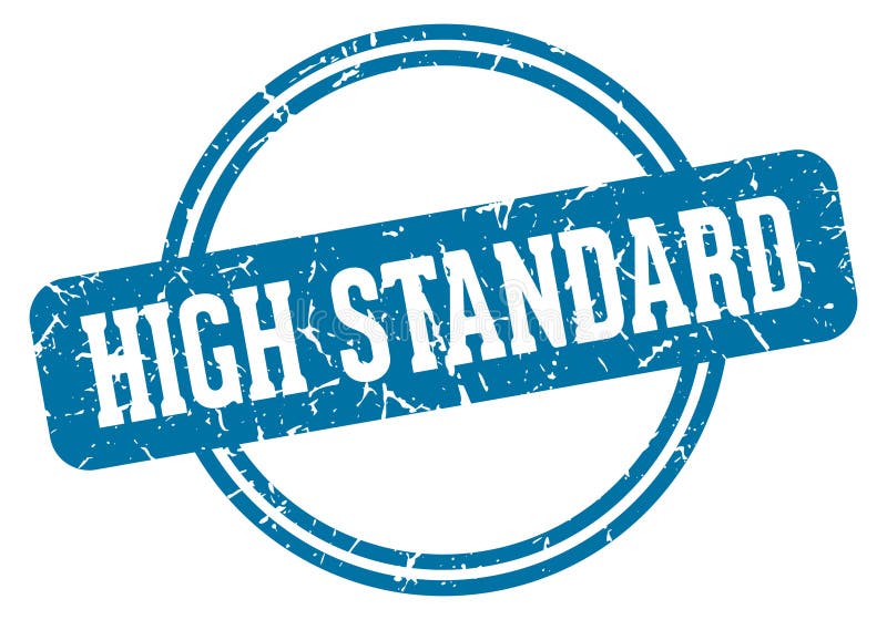 High Standard Rubber Vector Stamp Stock Vector - Illustration of brand ...