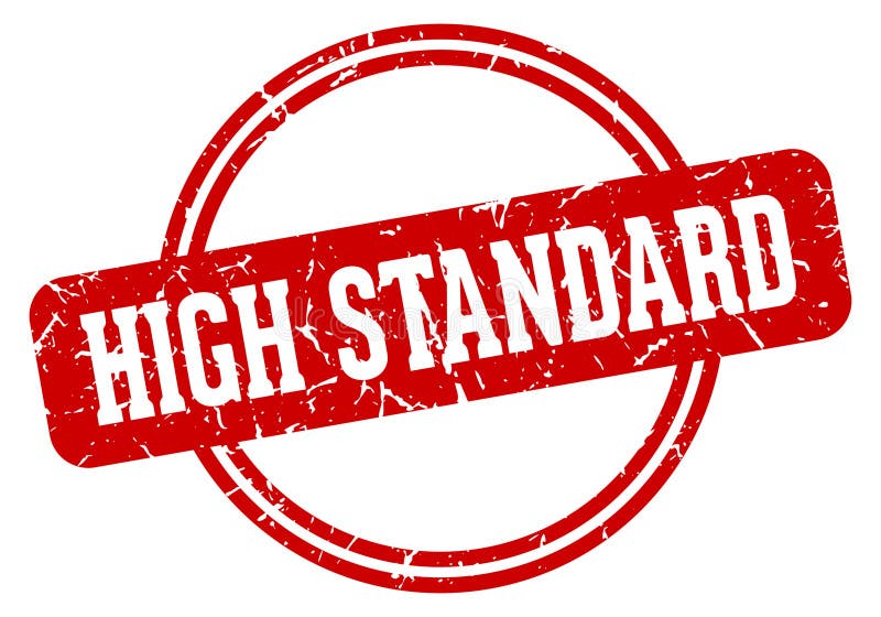 High standard stamp stock vector. Illustration of isolated - 365329477