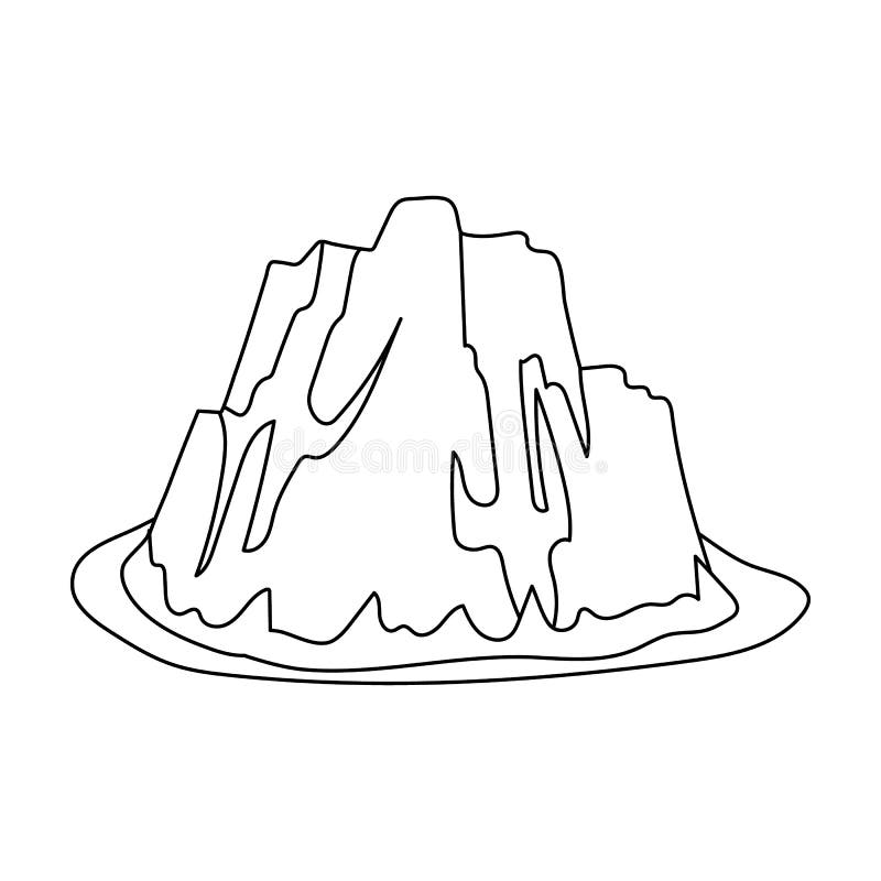 Spikes Mountains Abstract Geometric Background Stock Illustration ...