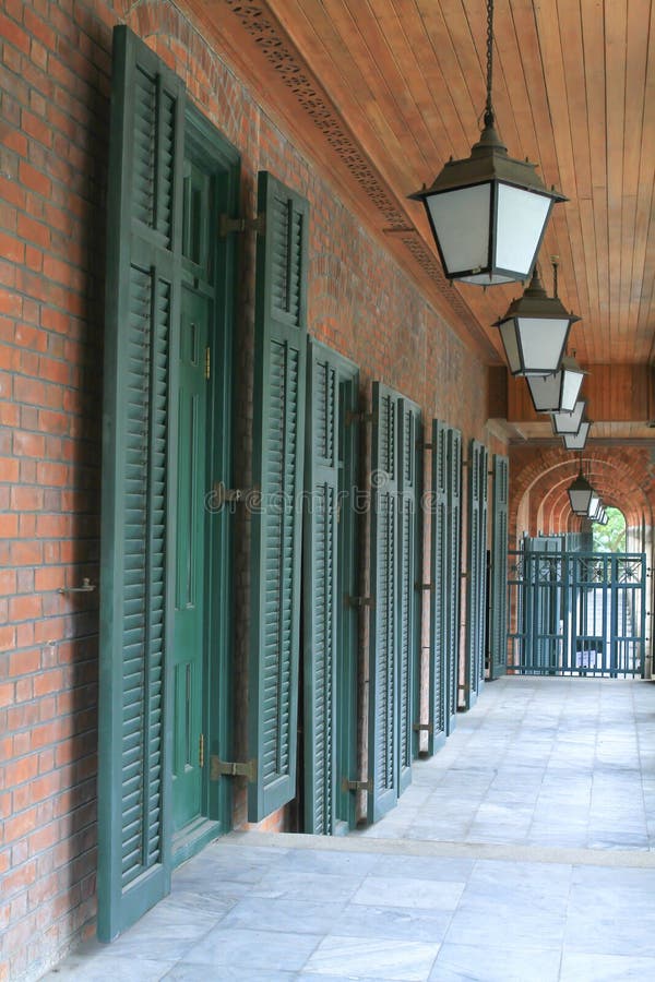 The High Street Ghost House Corridor Hk Stock Image - Image of alley ...