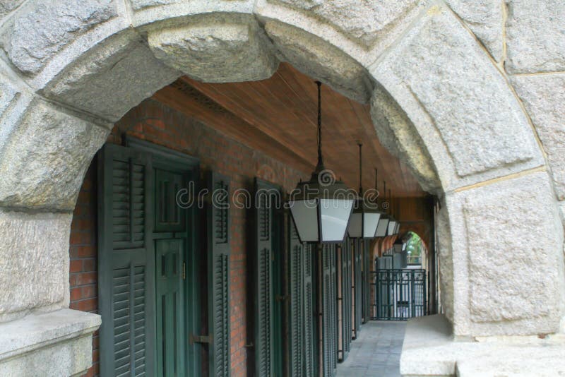 The High Street Ghost House Corridor Hk Stock Photo - Image of ...