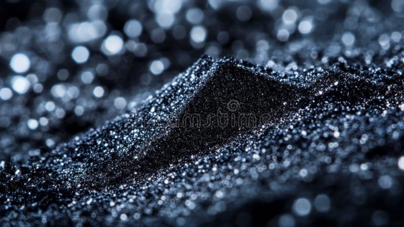 High Strength Titanium Diboride Powder on Dark Background Stock ...