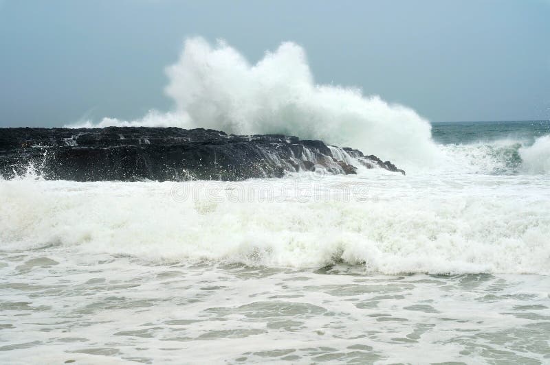 High surf stock photo. Image of churn, breakers, high - 7818000