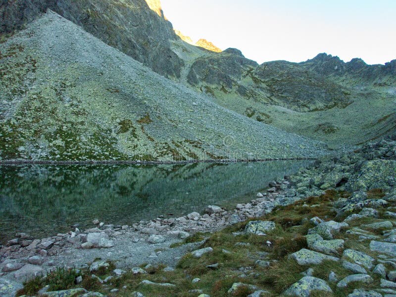 High Tatras Landscape in Slovakia Stock Image - Image of peak ...
