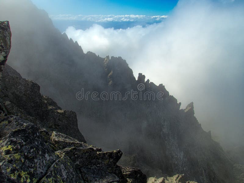 High Tatras Landscape in Slovakia Stock Image - Image of peak ...