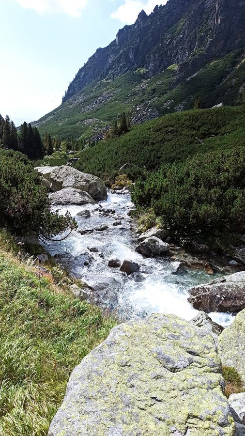 High Tatras Slovakia Mountain River Stock Image - Image of river ...