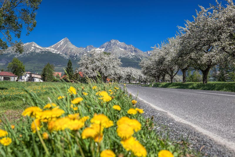 High Tatras during Spring Time in Slovakia Stock Photo - Image of ...