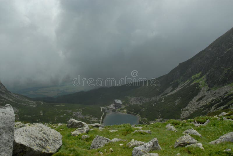 High Tatras. View from the Top To the Valley. Stock Photo - Image of ...