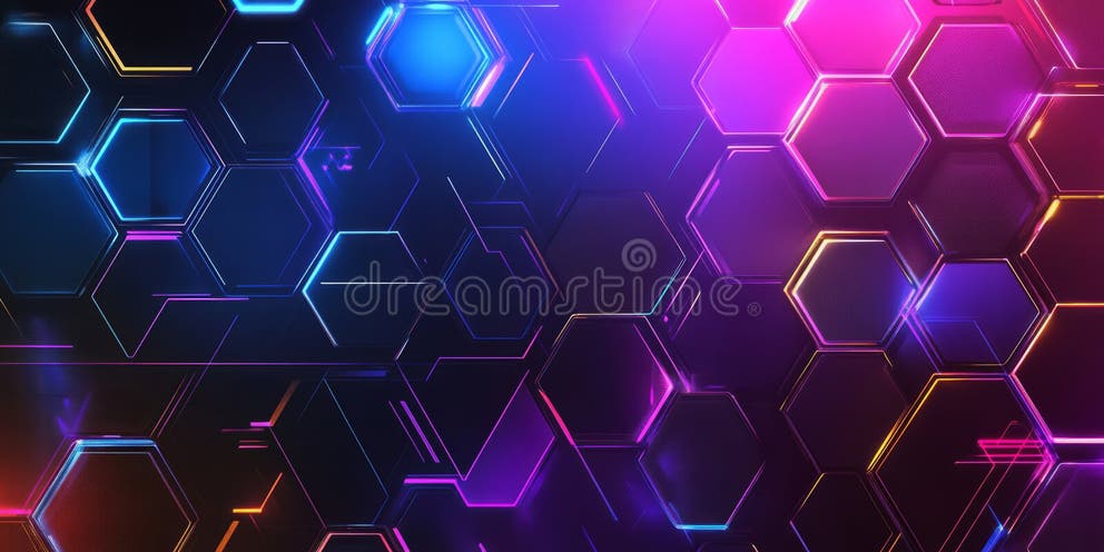 A High-tech Abstract Background Featuring a Complex Web of ...