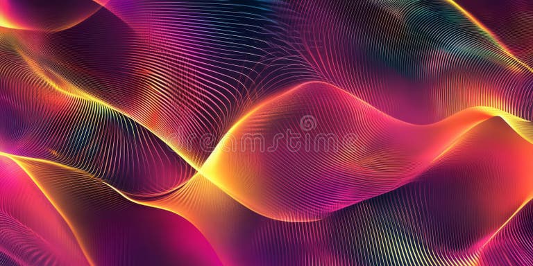 A High-tech Abstract Background Featuring an Intricate Holographic ...