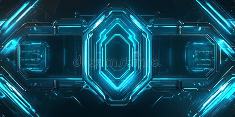 A High-tech Abstract Background Featuring Layered Transparent Digital ...