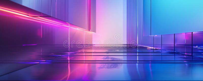 A High-tech Abstract Background Featuring a Segmented Metallic Panel ...
