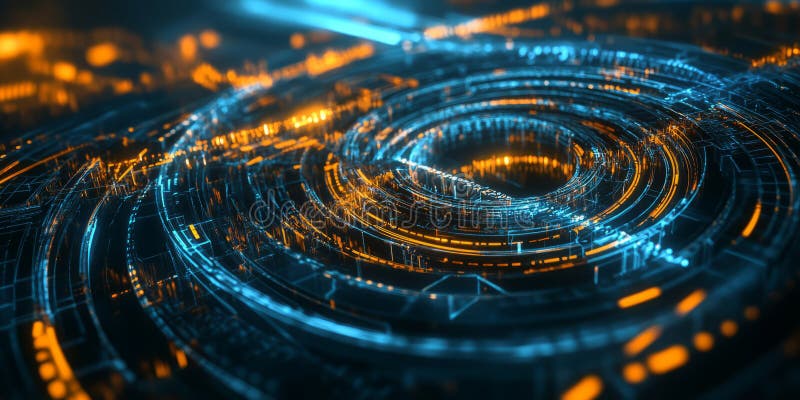 A High-tech Abstract Background Inspired by Advanced Quantum Mechanics ...