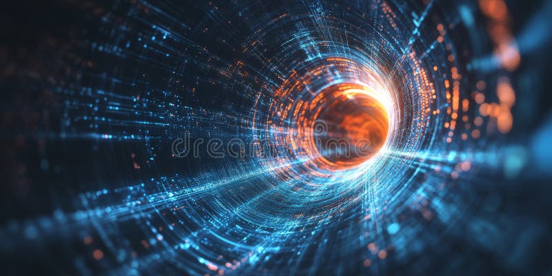 A High-tech Abstract Background Inspired by Advanced Quantum Mechanics ...