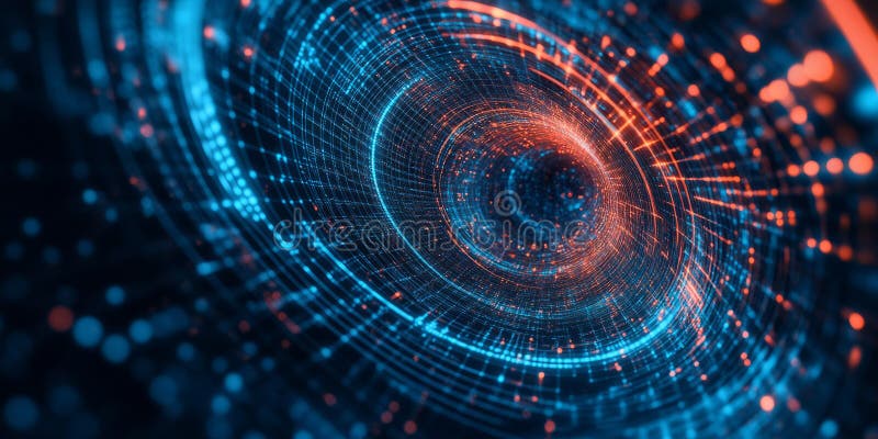 A High-tech Abstract Background Inspired by Advanced Quantum Mechanics ...