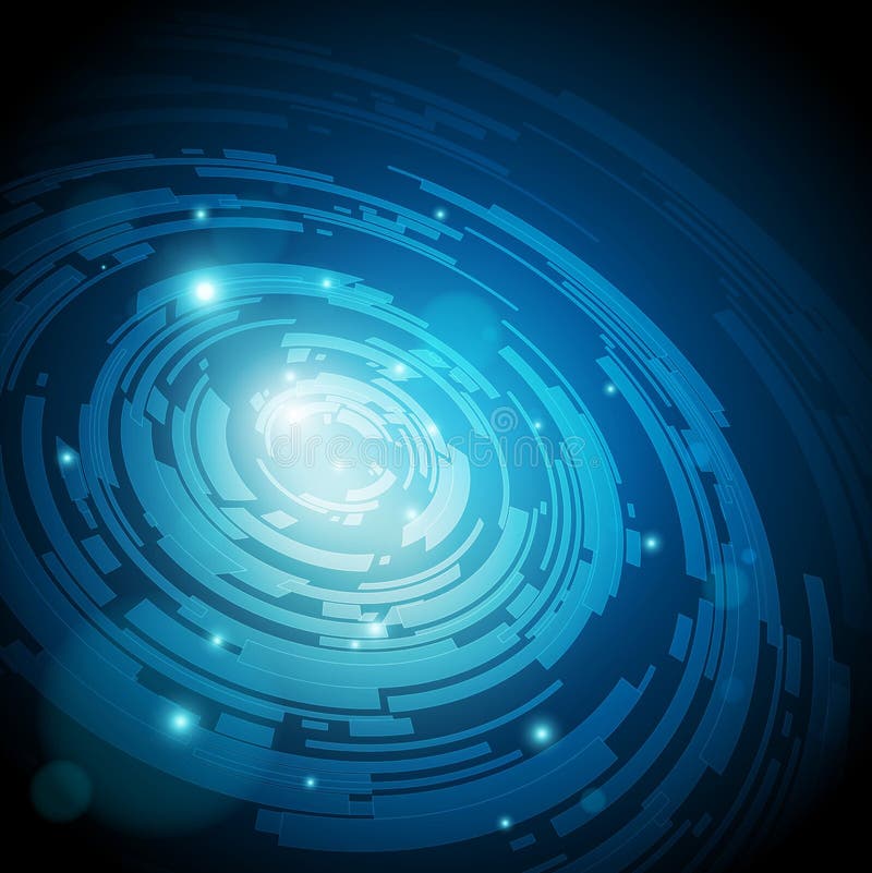 Abstract Technology Backgrounds Blue Vector Stock Illustrations ...