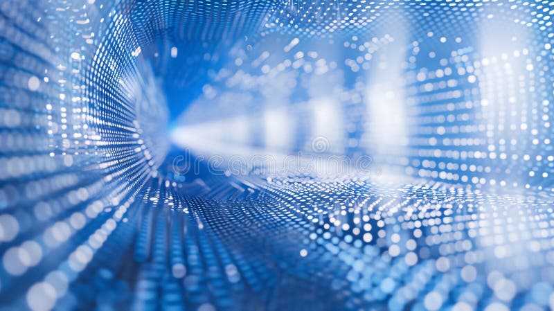 High Tech Abstract 3D Background Rectangular Field in Style of ...