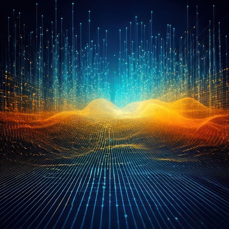 High-Tech Abstract Data Visualization for Innovation: Cyber Network and ...