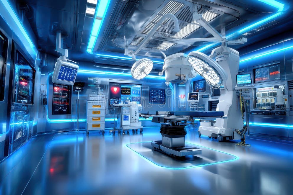 High-tech Advanced Surgical Room Stock Image - Image of innovation ...