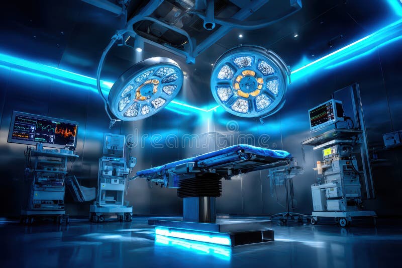 High-tech Advanced Surgical Room Stock Photo - Image of development ...