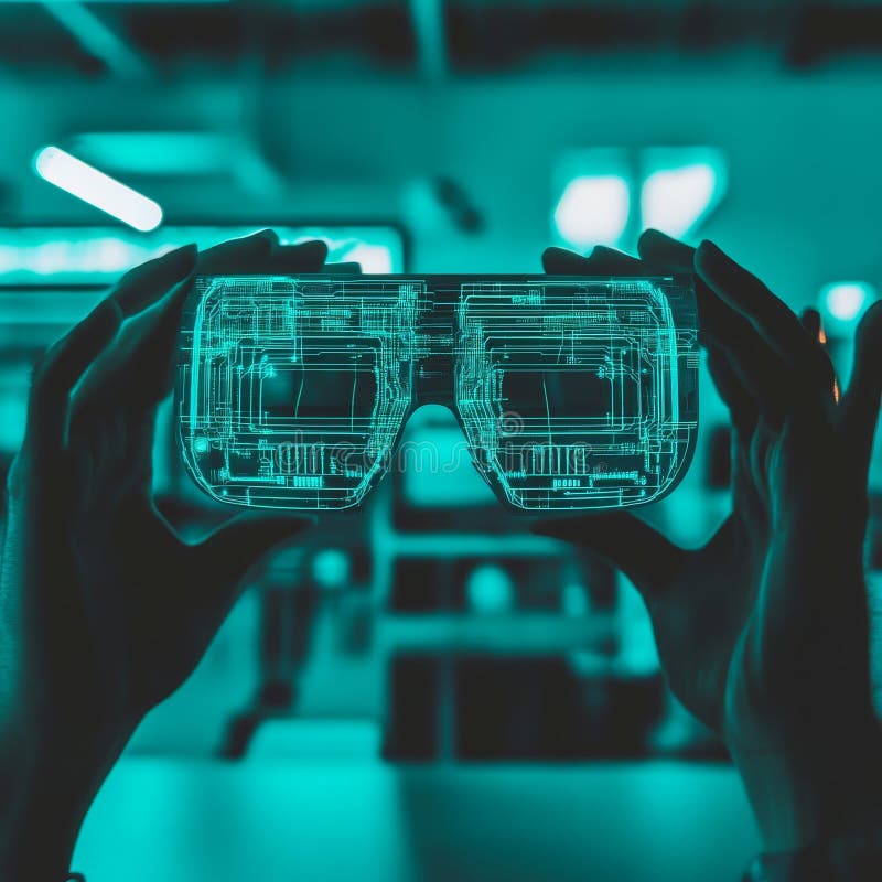 The High-tech AR Headset Developed by a Contemporary Startup Features a ...