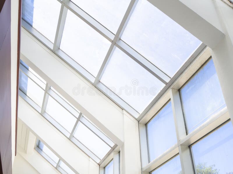 Architecture Background Photo, Internal Structure of Glass Roof Stock ...