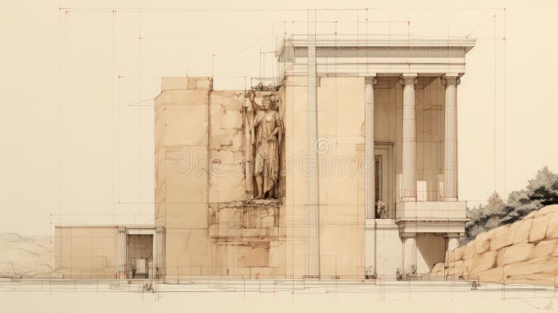 High-tech Architecture: Drawing the Caryatides of Acropolis with Rothko ...
