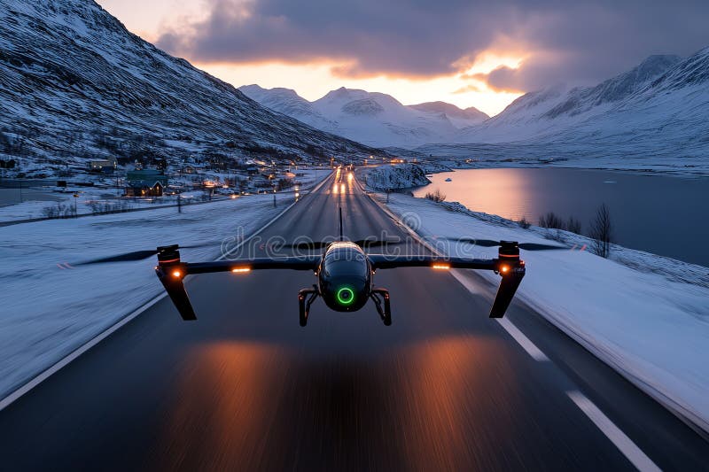 A High-tech Arctic Research Station Under the Northern Lights, with ...