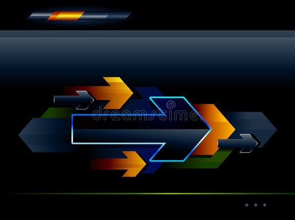 High tech arrows stock vector. Illustration of creative - 10825479