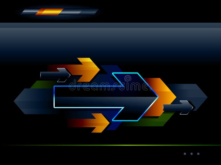 High tech arrows stock vector. Illustration of creative - 10825479