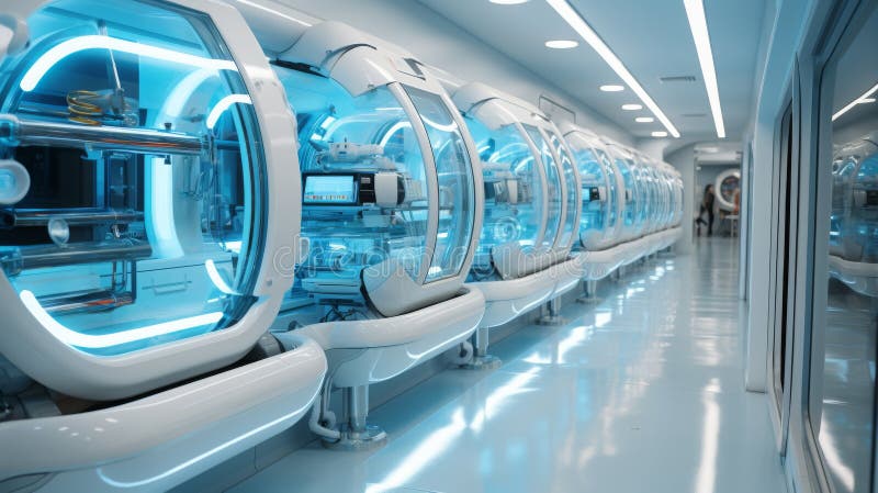 High-tech Assembly Line for Wearable Health Devices in a Modern ...