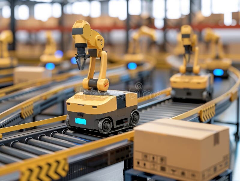 A Hightech Automated Warehouse for Ecommerce Where Robots Pick Pack and ...