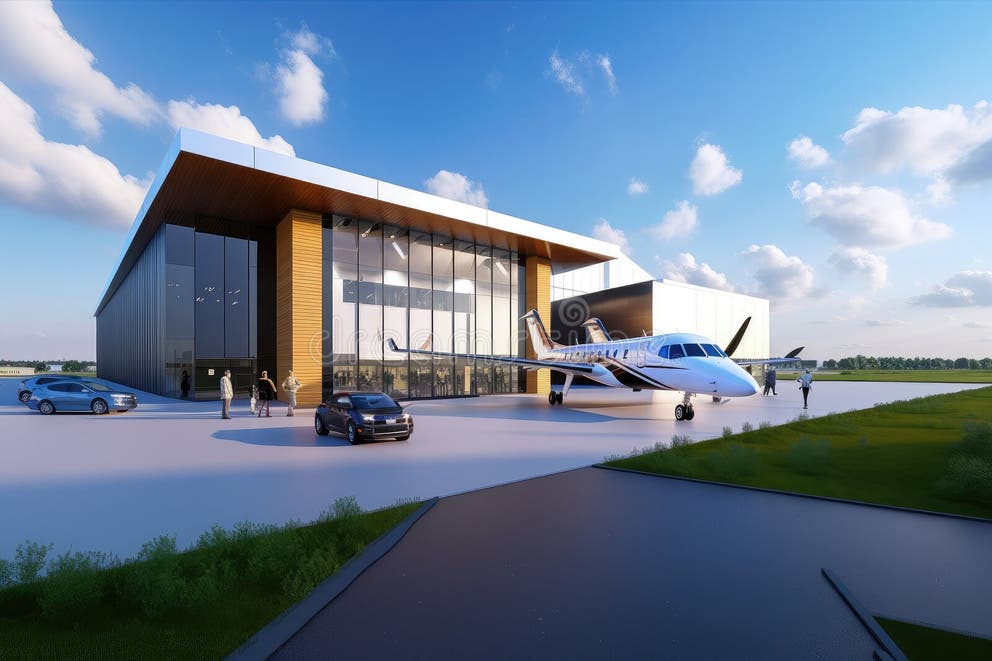 High-tech Aviation Research and Development Facility, with Cutting-edge ...