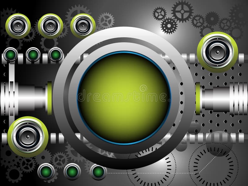 High tech background stock vector. Illustration of component - 25805124