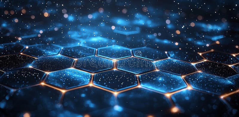 A High-tech Background with a Blue Digital Globe, Designed Horizontally ...