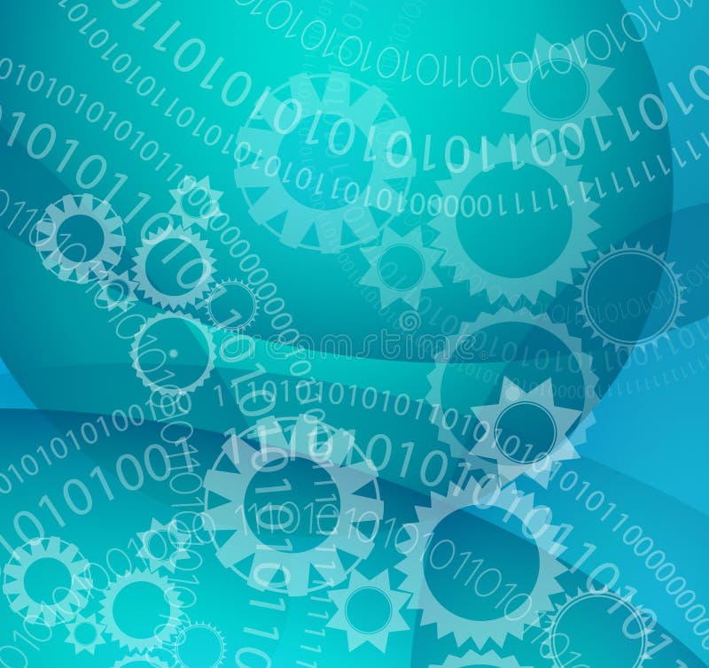 High Tech Background for a Variety of Business Application. Stock ...