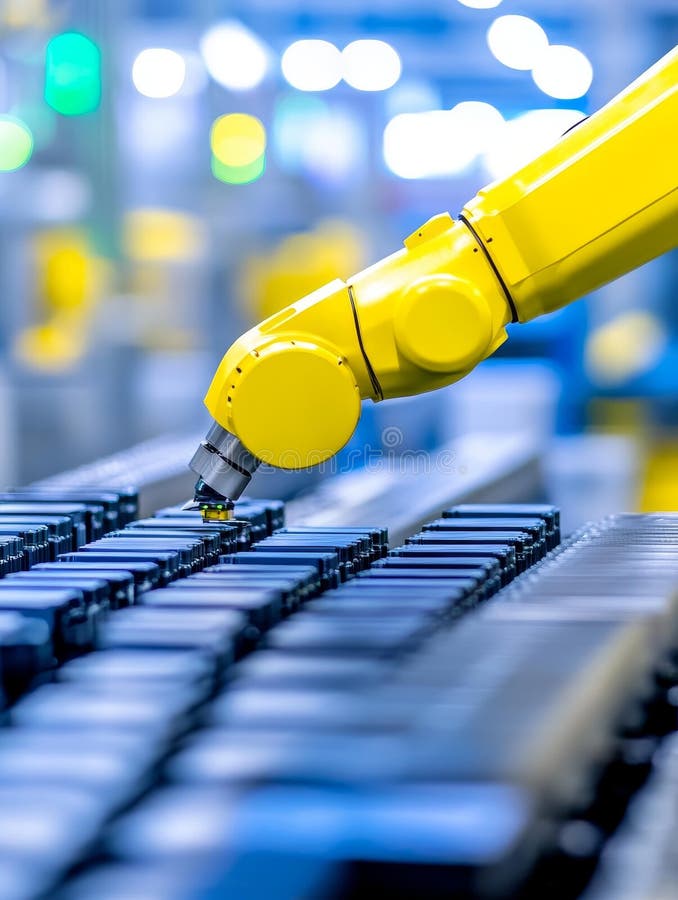 HighTech Battery Cell Production Line Automated Robotic Arm Precisely ...