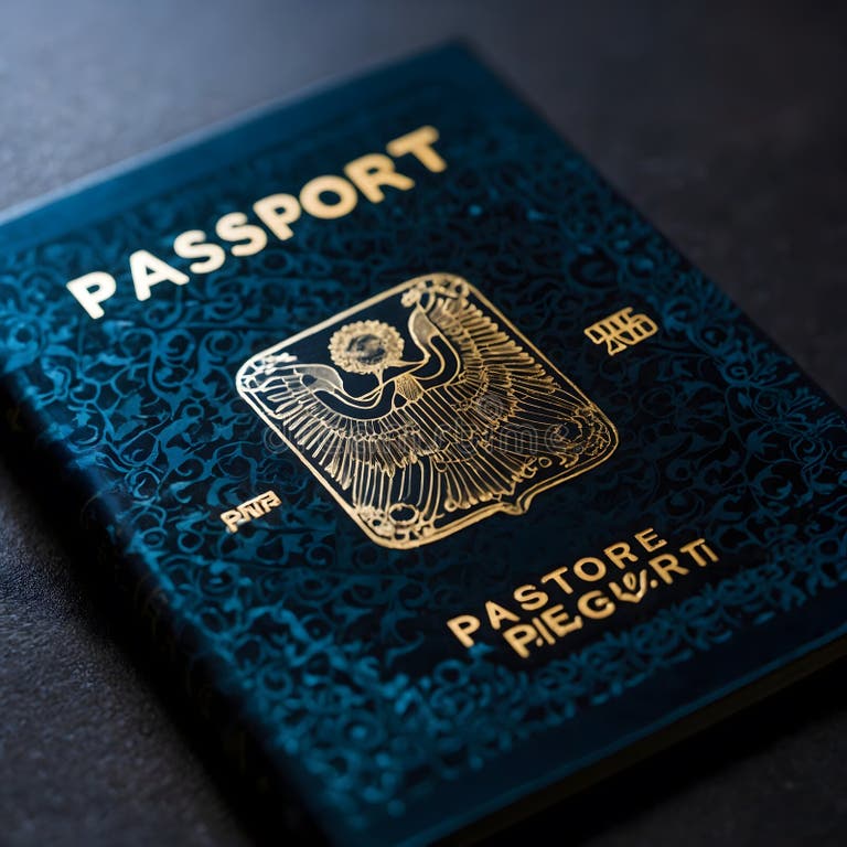 High-Tech Biometric Passport with Digital Chip and Advanced Security ...