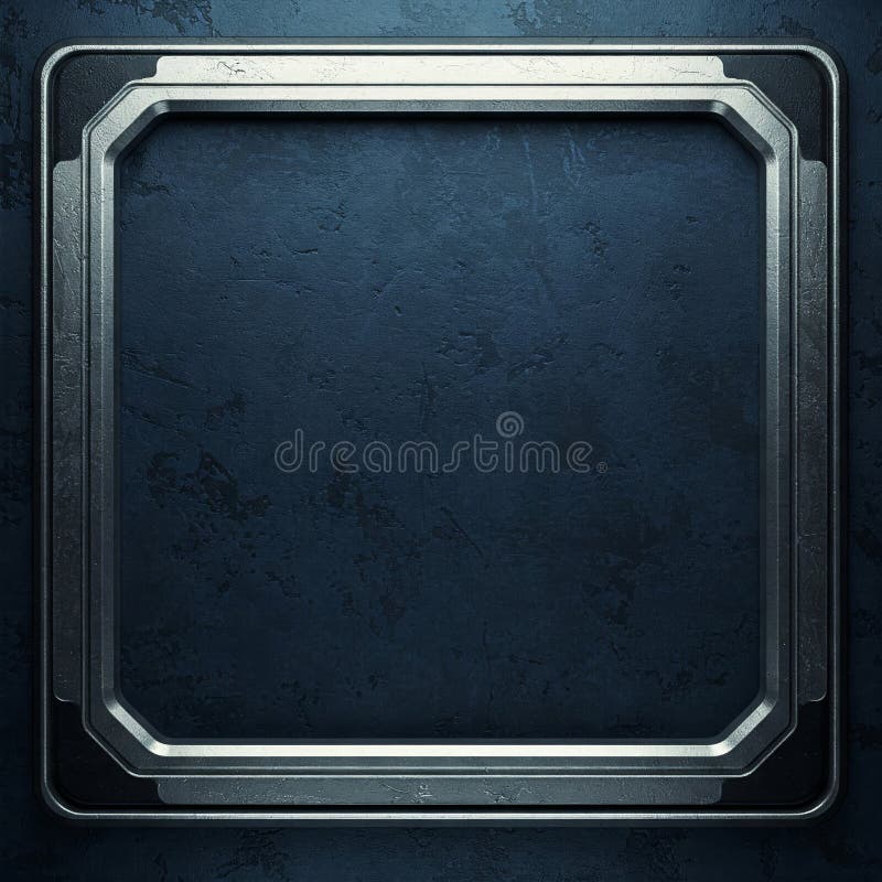 Steel-Plated Tech Frame stock illustration. Illustration of steel ...
