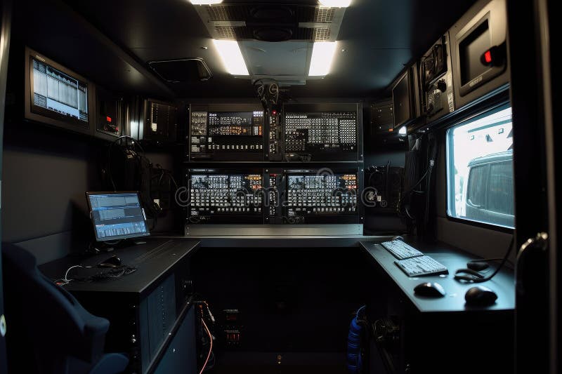 High-tech Broadcasting Van, with Advanced Technology and Equipment for ...