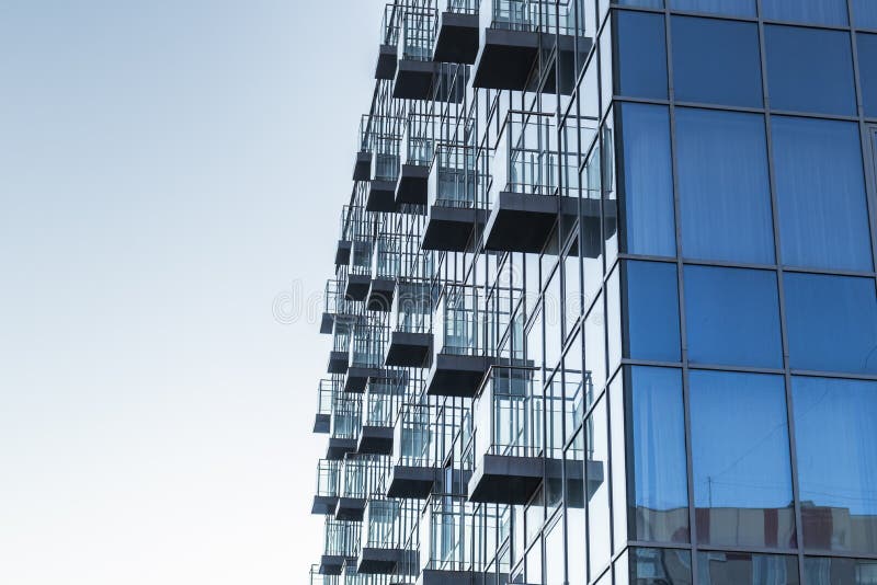 Hi-tech Building details stock image. Image of repeating - 668051