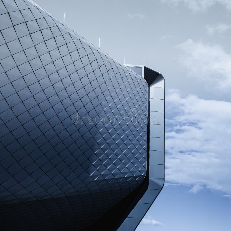 High tech building editorial photo. Image of architecture - 209142941