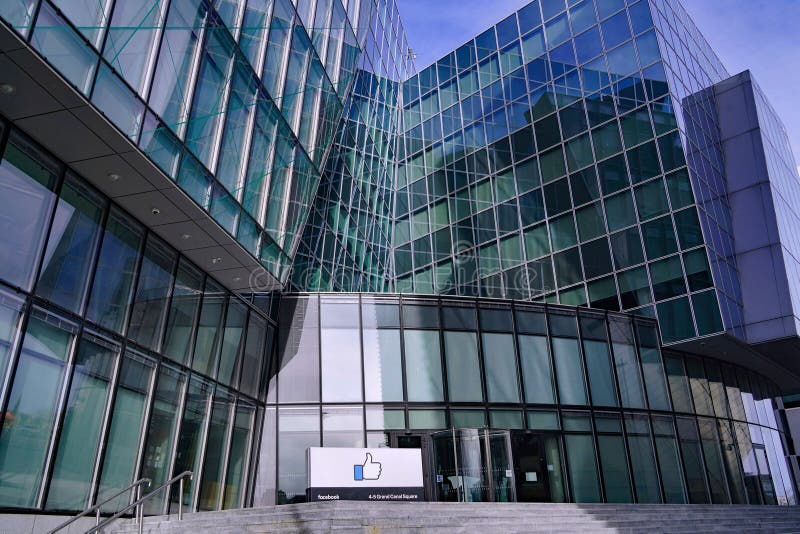 Office building in Dublin editorial image. Image of technology - 275269205