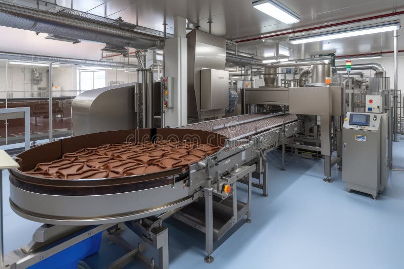 High-tech Chocolate Factory, with Automation and Robotics Making the ...
