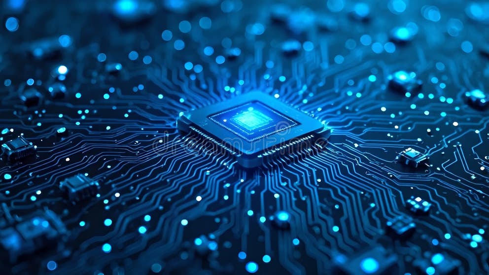 High-tech Circuit Board Background, Abstract Digital Technology ...