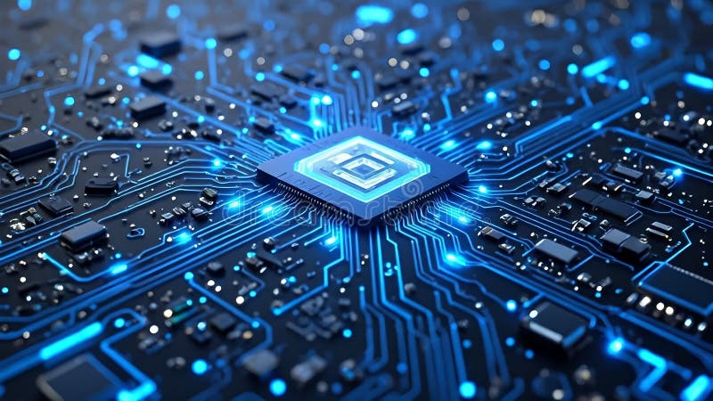 High-tech Circuit Board Background, Abstract Digital Technology ...