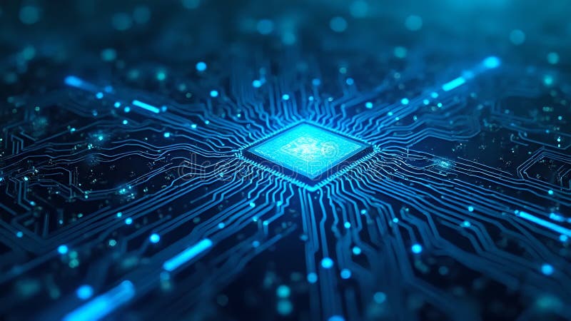 High-tech Circuit Board Background, Abstract Digital Technology ...