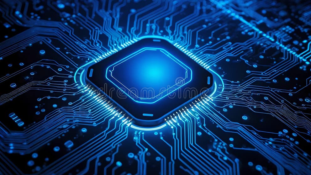 High-tech Circuit Board Background, Abstract Digital Technology ...